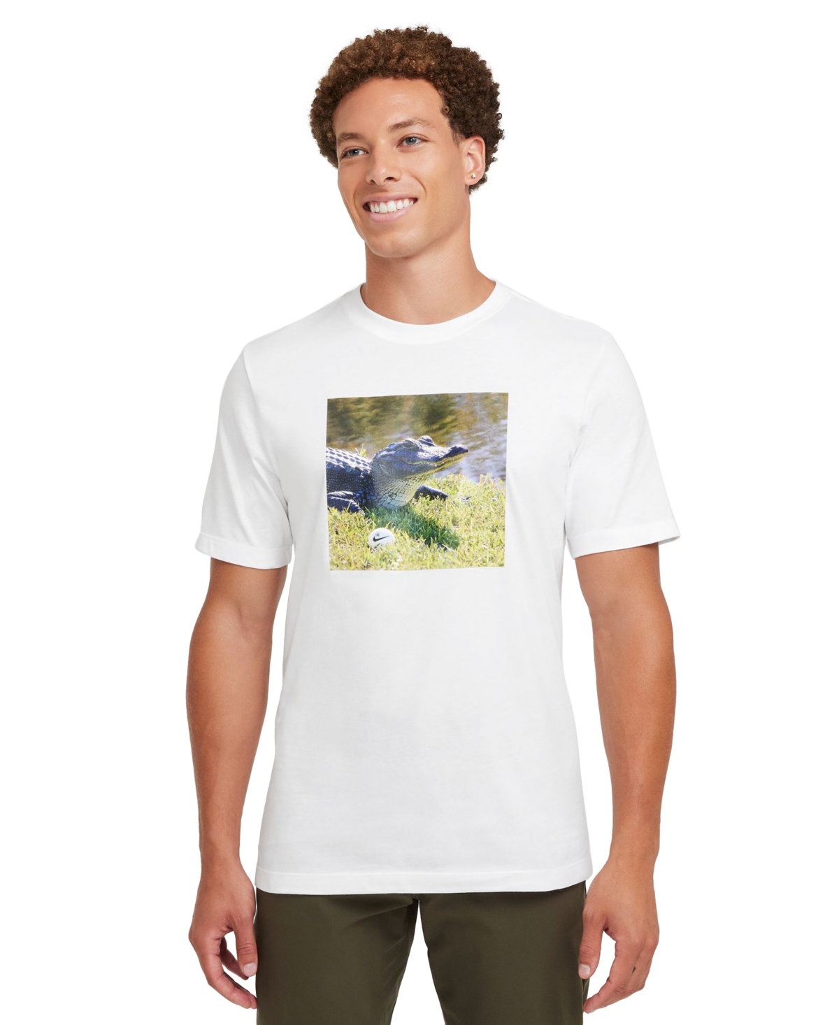 Click here for Nike Mens Short Sleeve Crewneck Graphic Golf T-Shi... prices