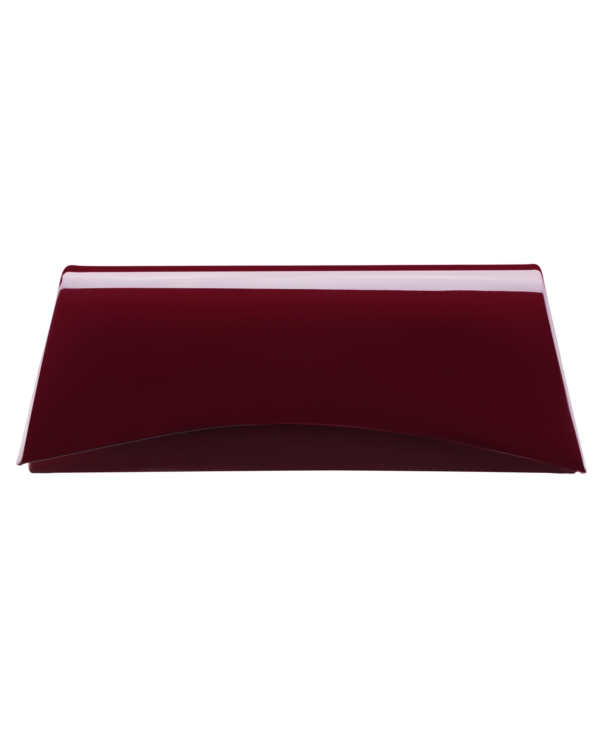 Click here for Nina Curved Flap Slim Magnetic Clutch - Bordeaux prices