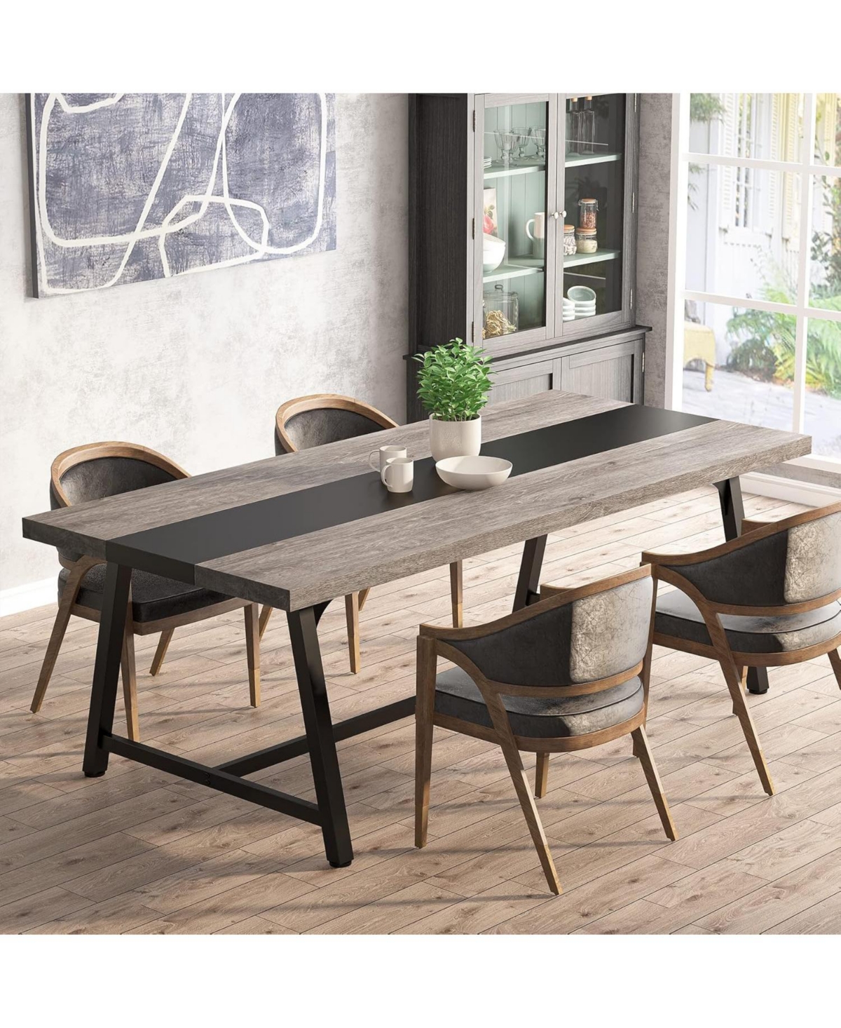 Click here for Tribesigns Dining Table for 8 People  70.87-inch R... prices