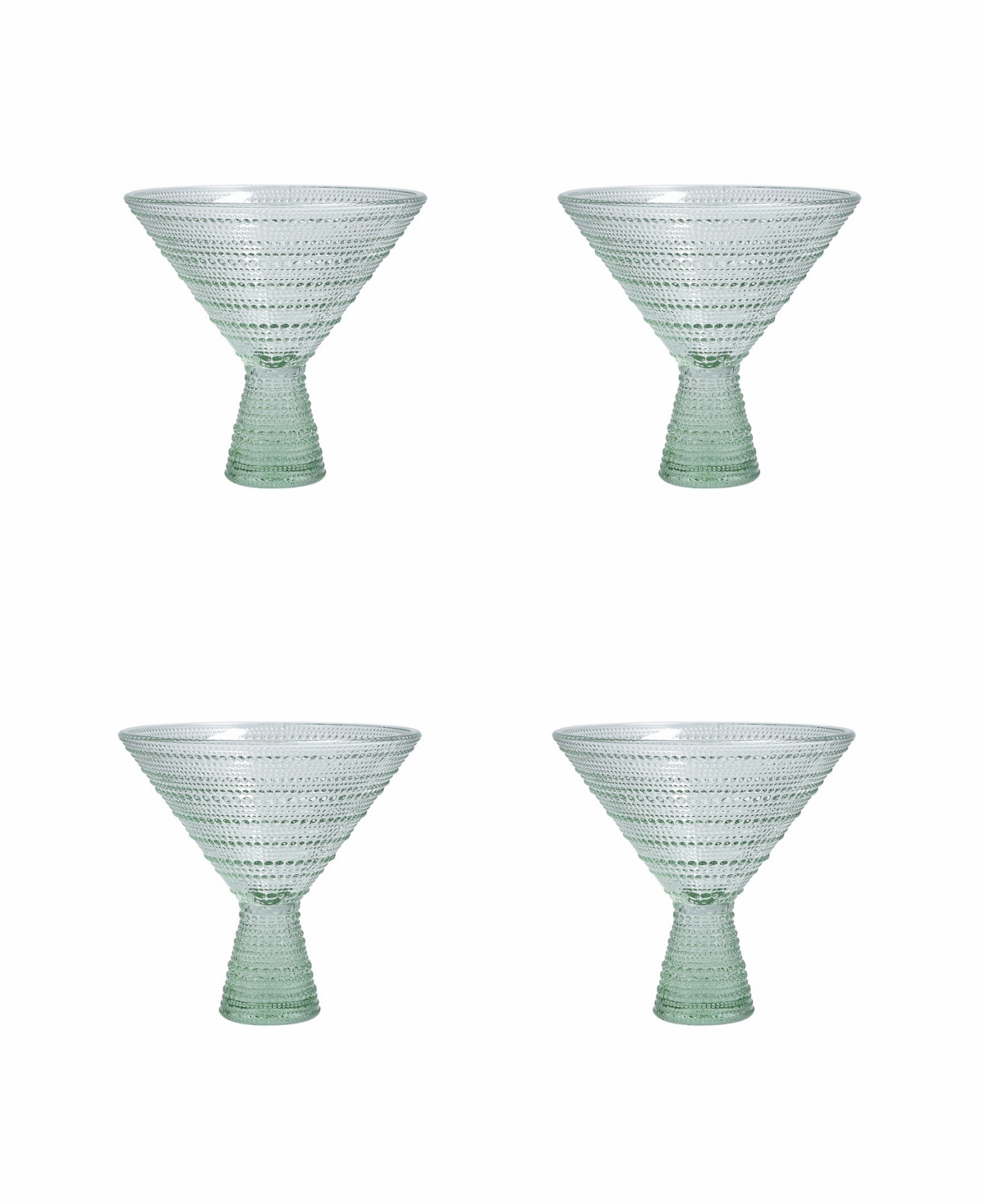 Click here for Fortessa Jupiter Martini Glasses  Set of 4 - Sage prices