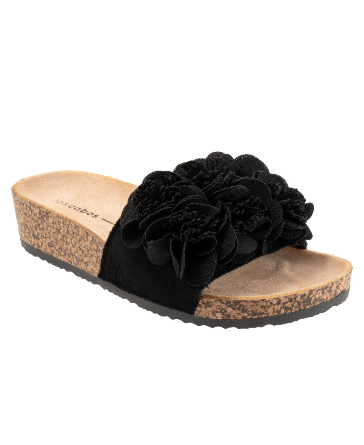 Click here for Los Cabos Corsage Sandal - Black prices