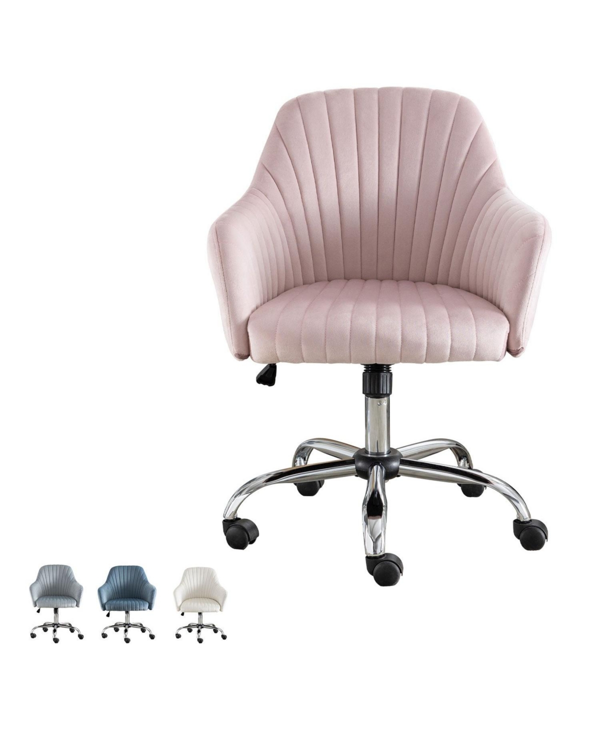 Click here for Boyel Living Velvet Accent Chair Modern Home Offic... prices