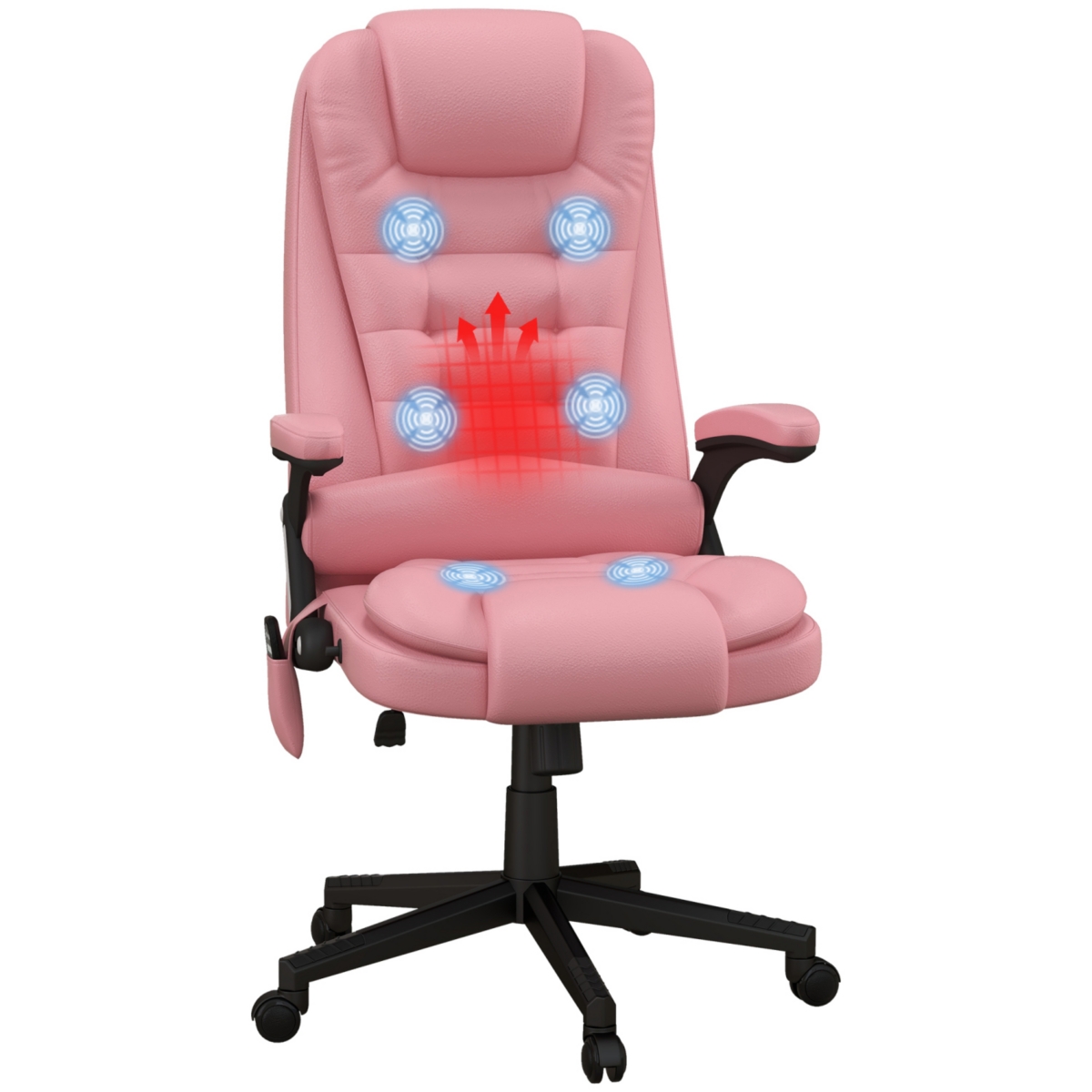 Click here for High Back Vibration Massage Office Chair with 6 Vi... prices