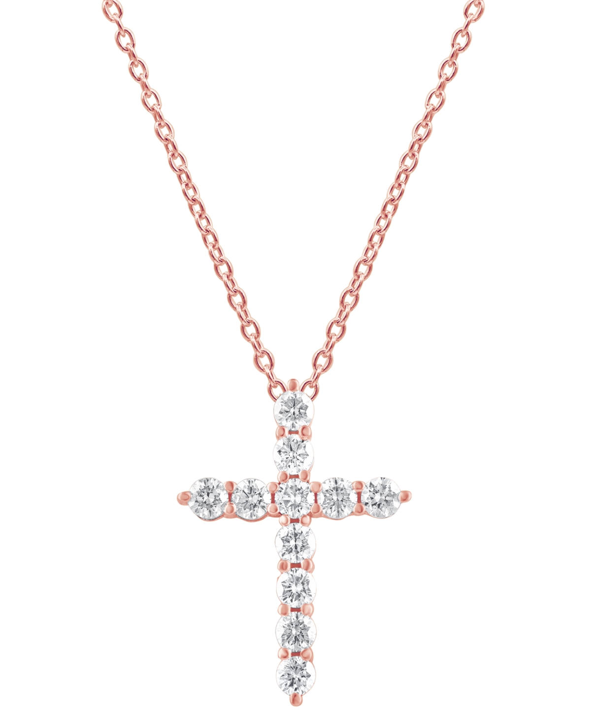 Click here for Diamond Cross Pendant Necklace (1 ct. t.w.) in 14k... prices