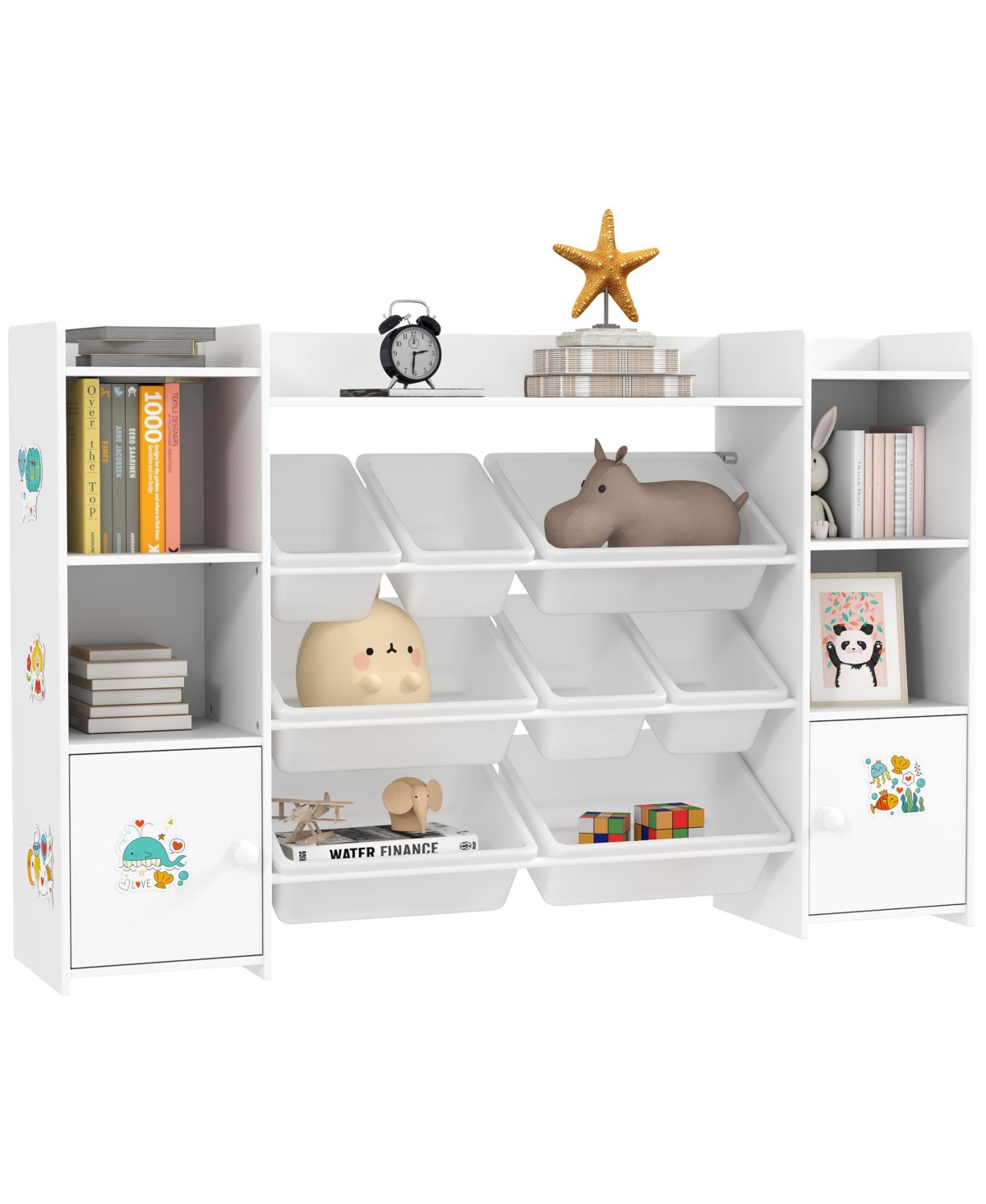 Click here for Qaba Kids Toy Storage Organizer with 8 Removable S... prices
