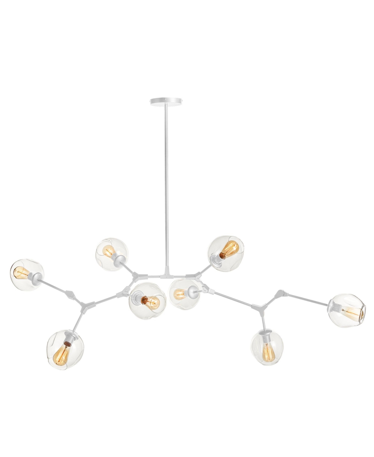 Click here for Daniella Globe Chandelier - White prices