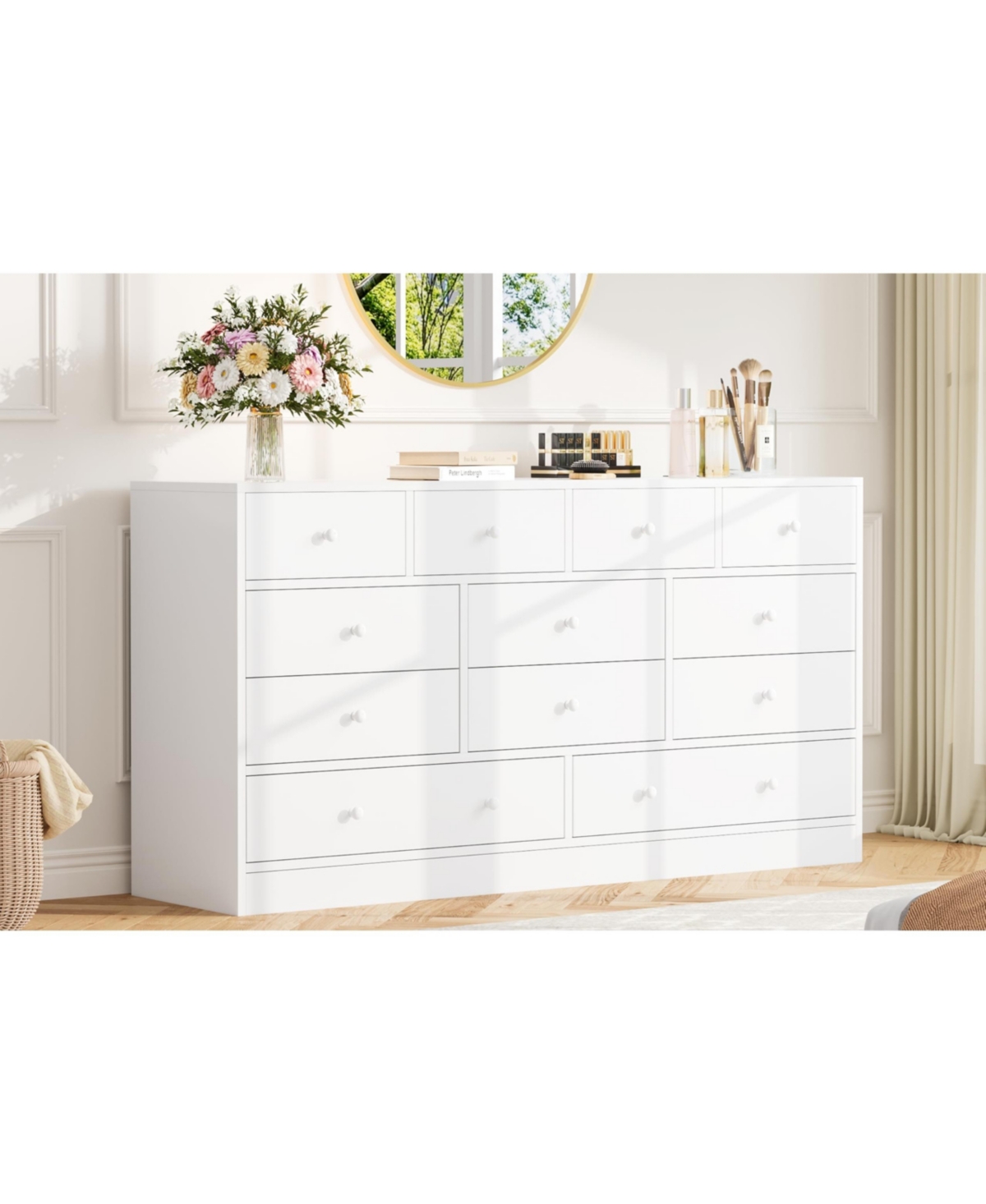 Click here for gaomon 12 Drawer Dresser for Bedroom - White prices