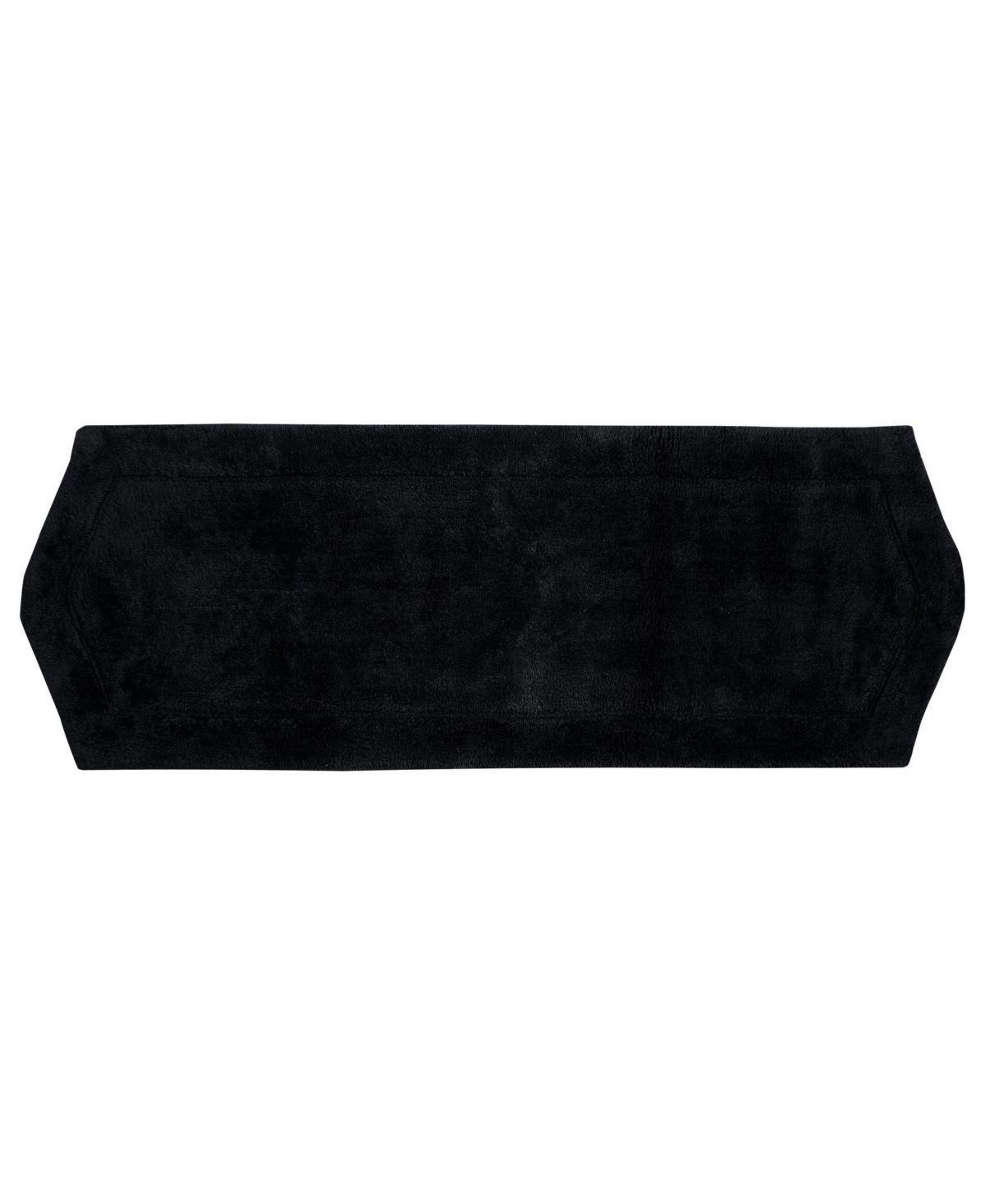 Home Weavers Waterford Bath Rug  22 x 60 - Black