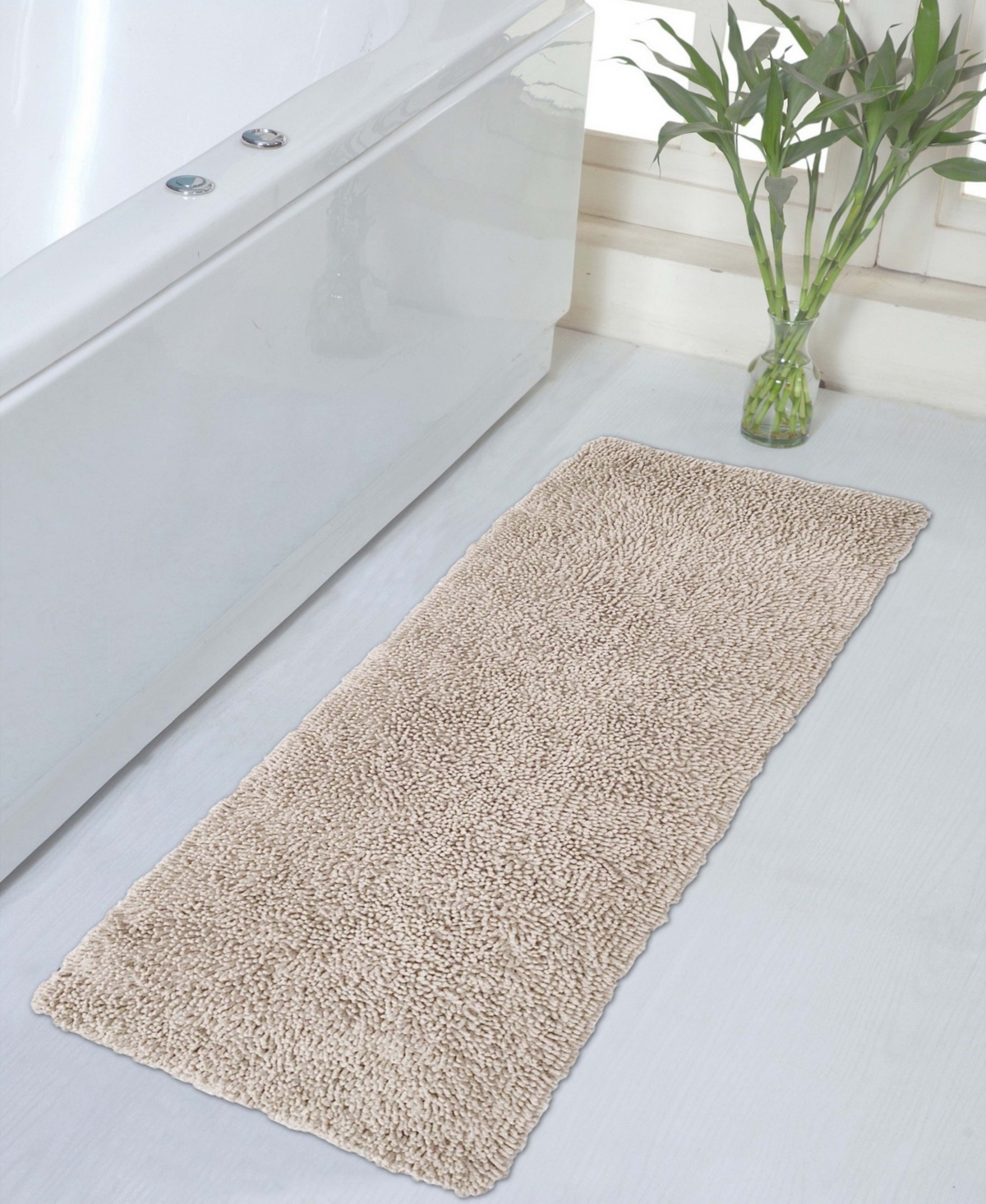 Click here for Home Weavers Fantasia Bath Rug  21 x 54 - Natural prices