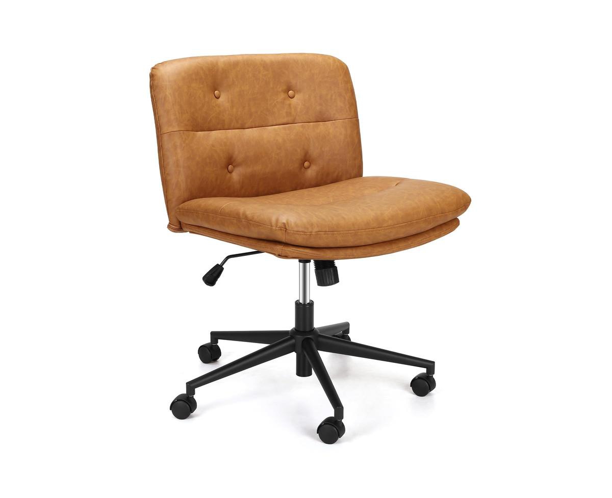 Click here for gaomon Armless Criss Cross Chair with Wheels  360&... prices