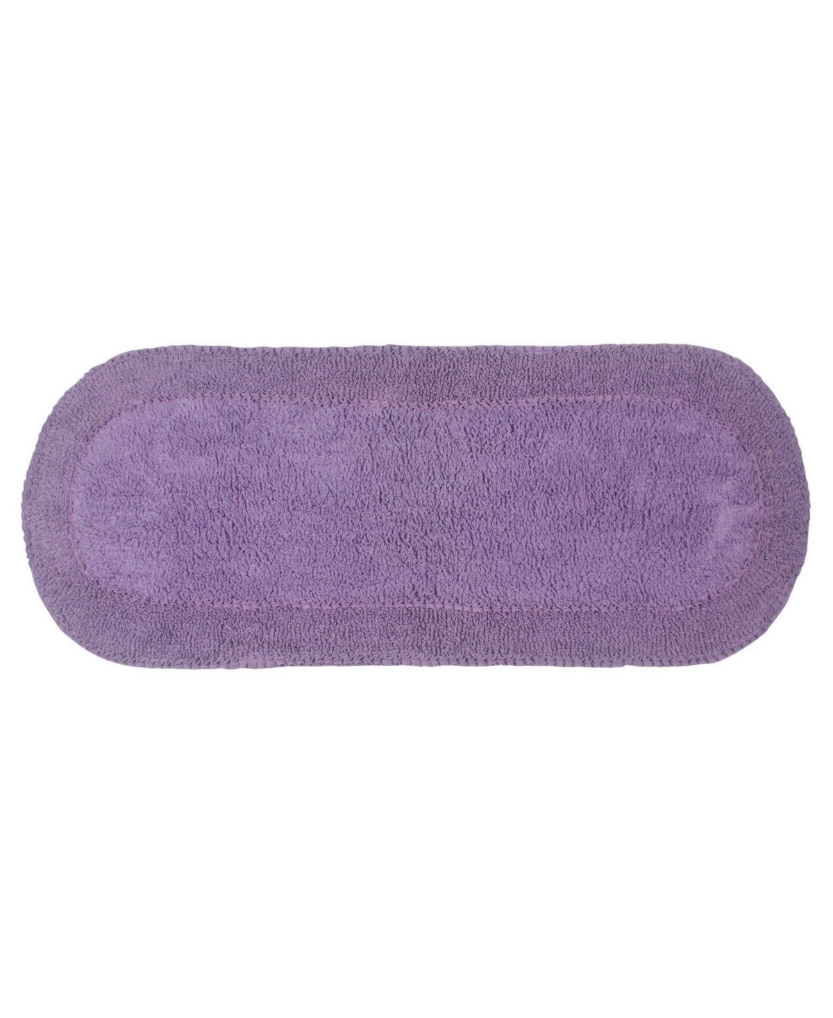 Click here for Home Weavers Double Ruffle Bath Rug  21 x 54 - Pur... prices