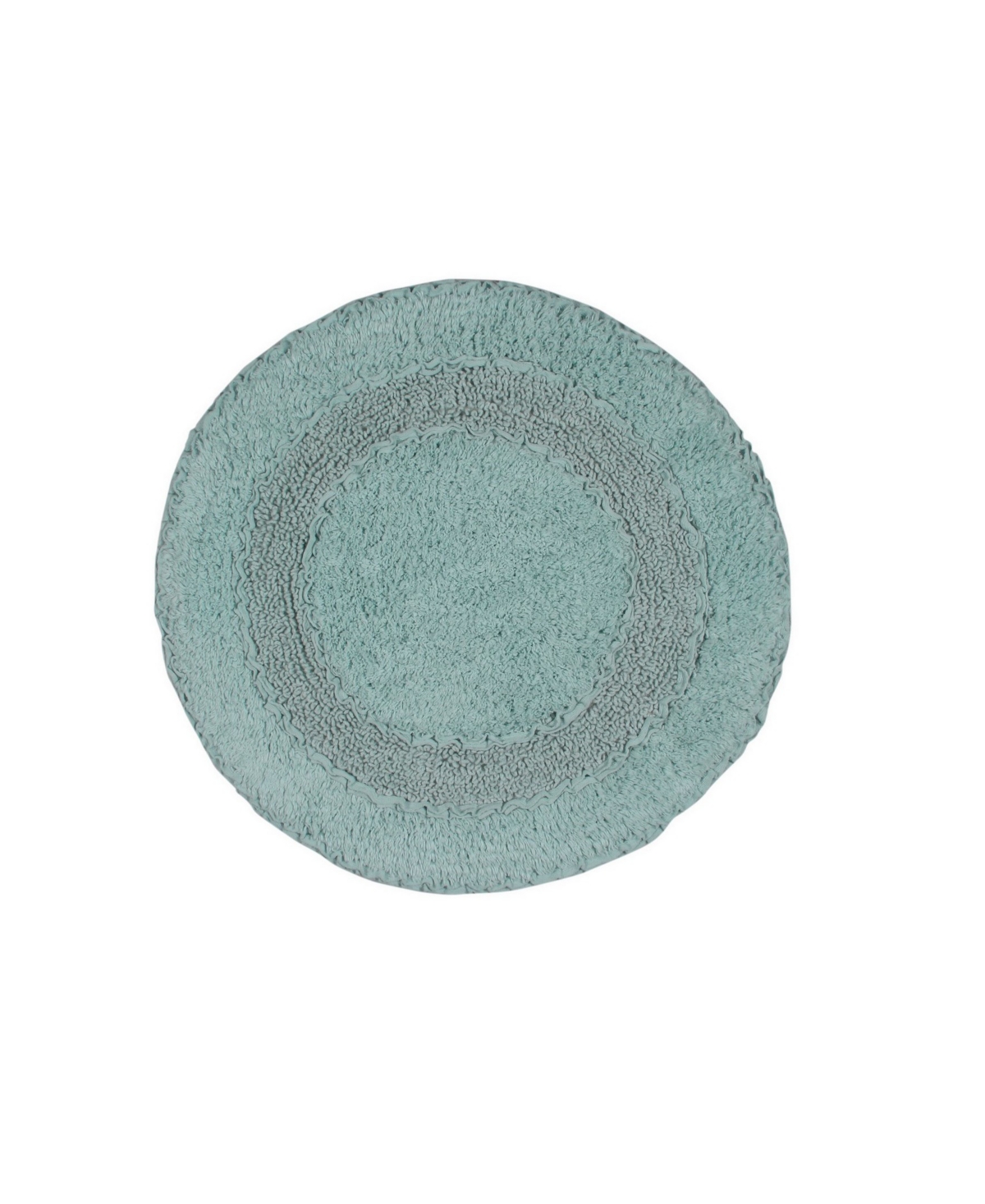 Click here for Home Weavers Radiant Bath Rug  22 Round - Blue prices
