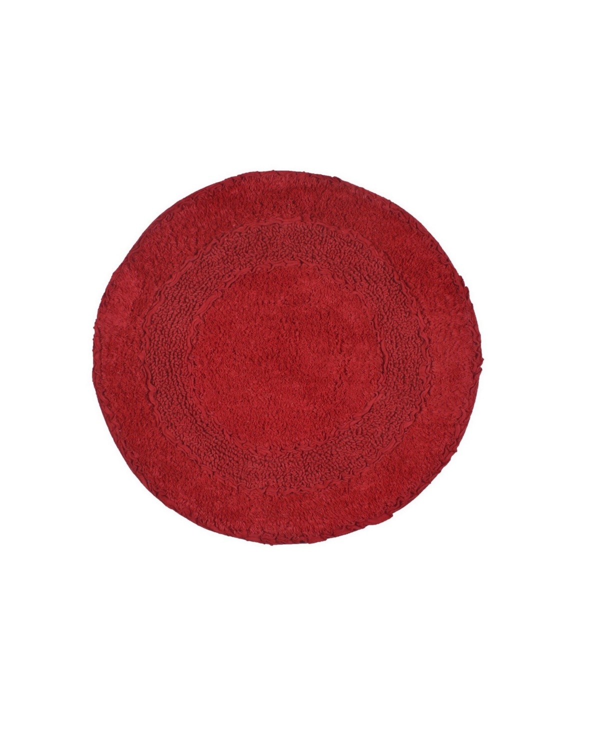 Click here for Home Weavers Radiant Bath Rug  22 Round - Red prices