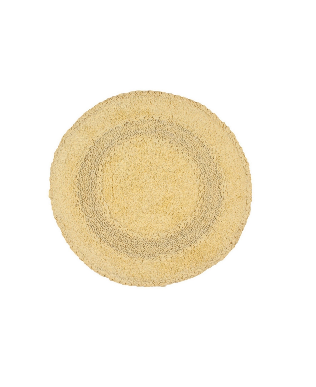Click here for Home Weavers Radiant Bath Rug  22 Round - Yellow prices
