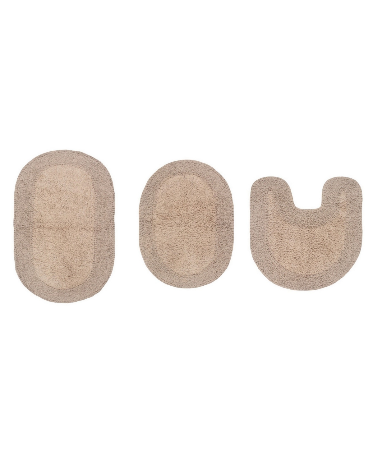 Click here for Home Weavers Double Ruffle 3-Pc. Bath Rug Set - Li... prices