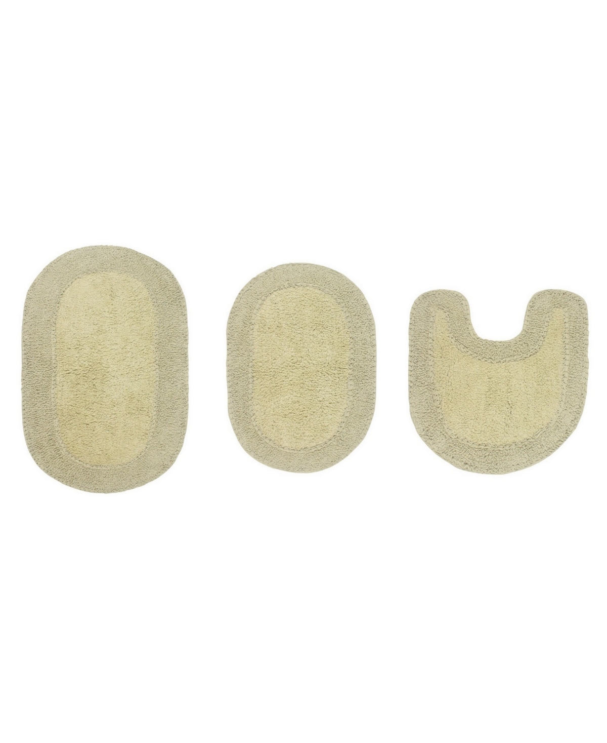 Click here for Home Weavers Double Ruffle 3-Pc. Bath Rug Set - Sa... prices