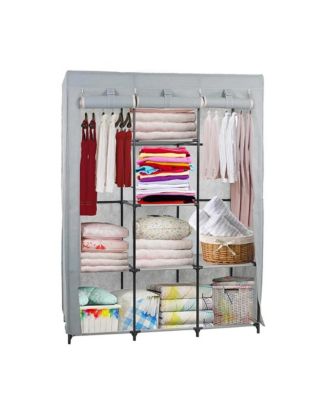 Slickblue Free-Standing Portable Clothes Closet – Durable Non-Woven ...