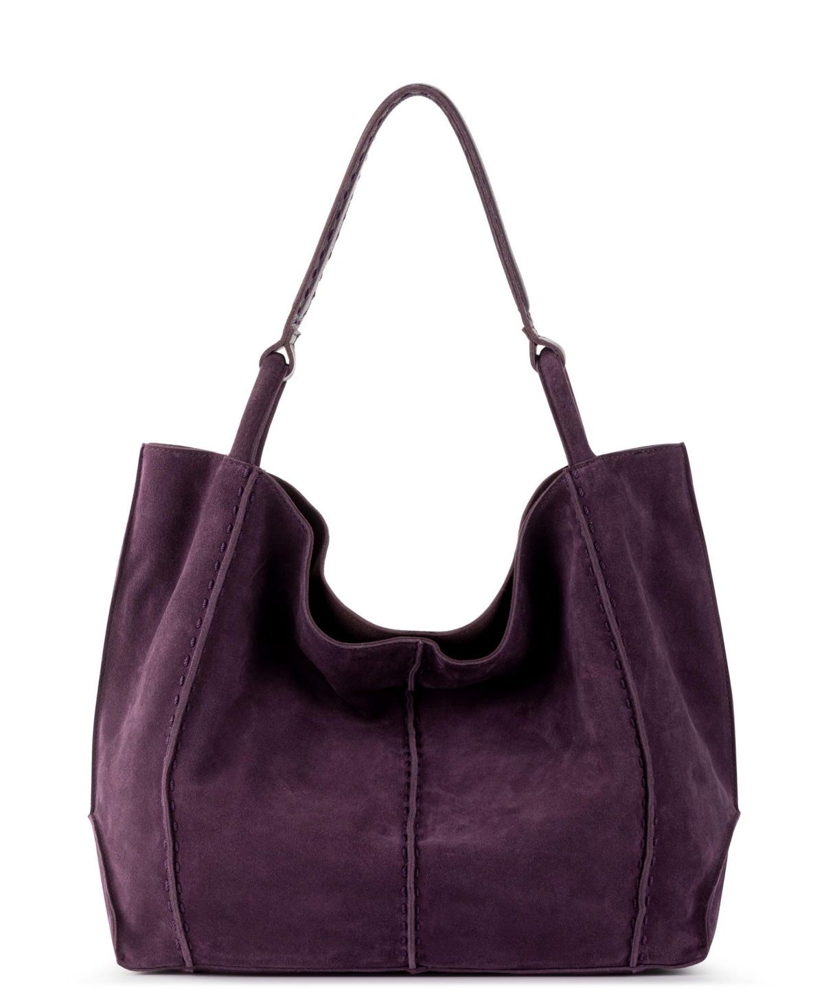 Click here for The Sak Womens Los Feliz Leather Tote Bag - Auberg... prices