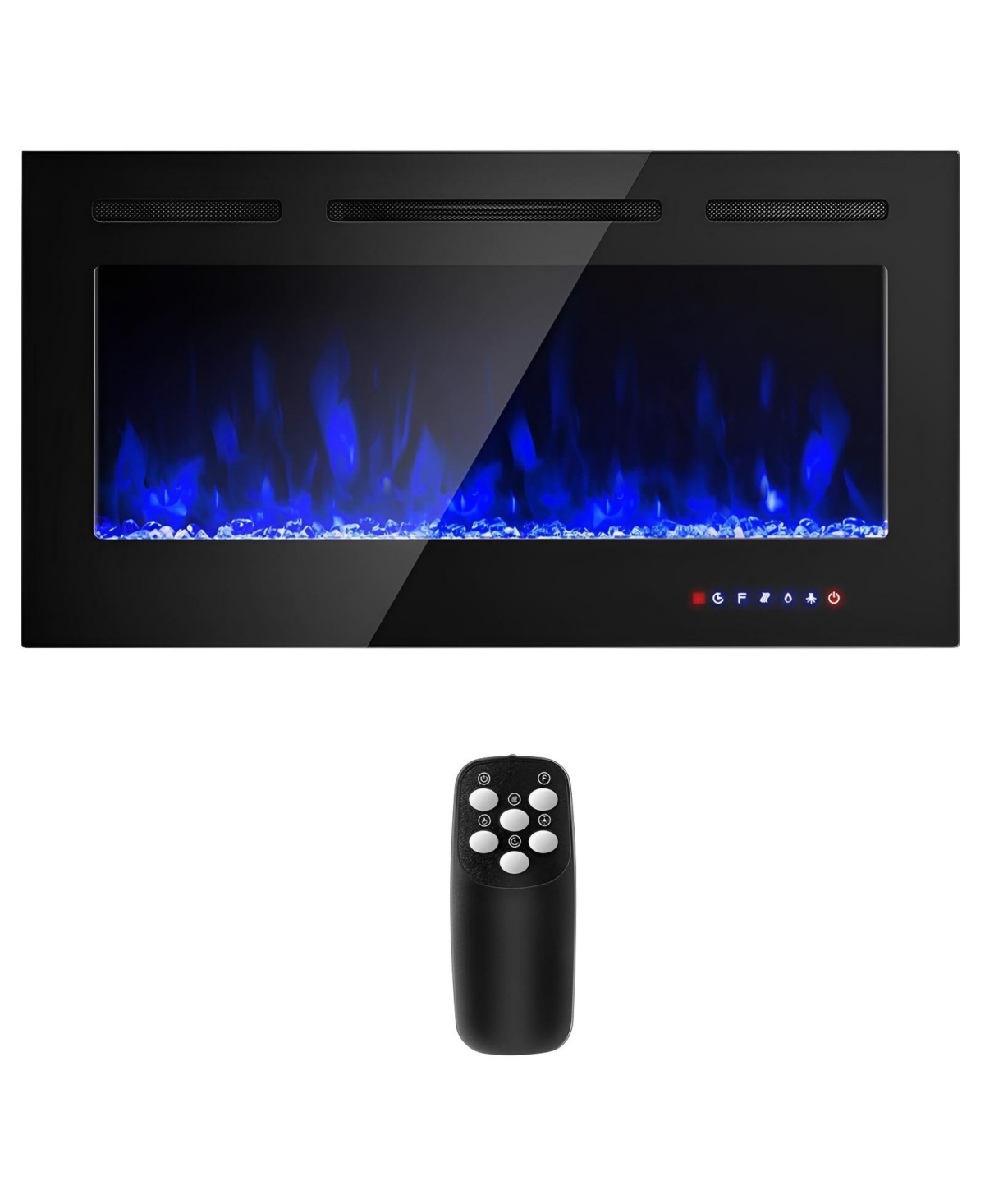 Click here for Sugift 40-Inch Electric Fireplace Recessed with Th... prices