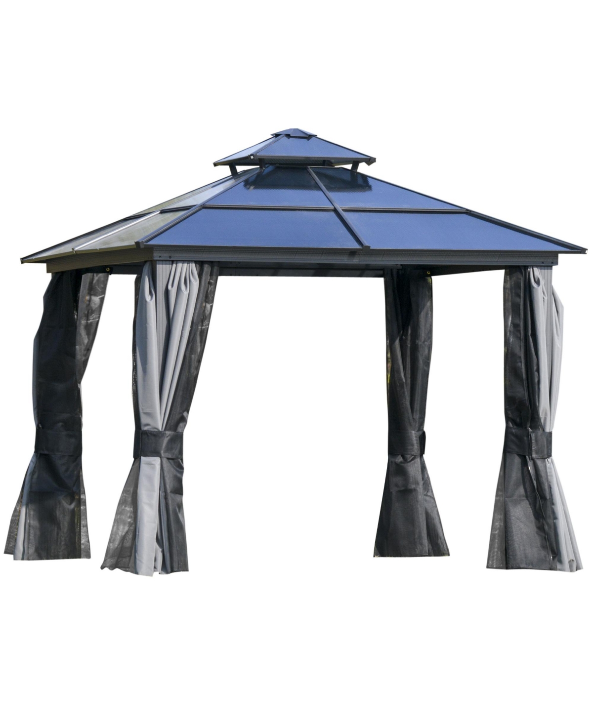 Click here for Outsunny 10x12 Hardtop Gazebo Permanent Pavilion... prices