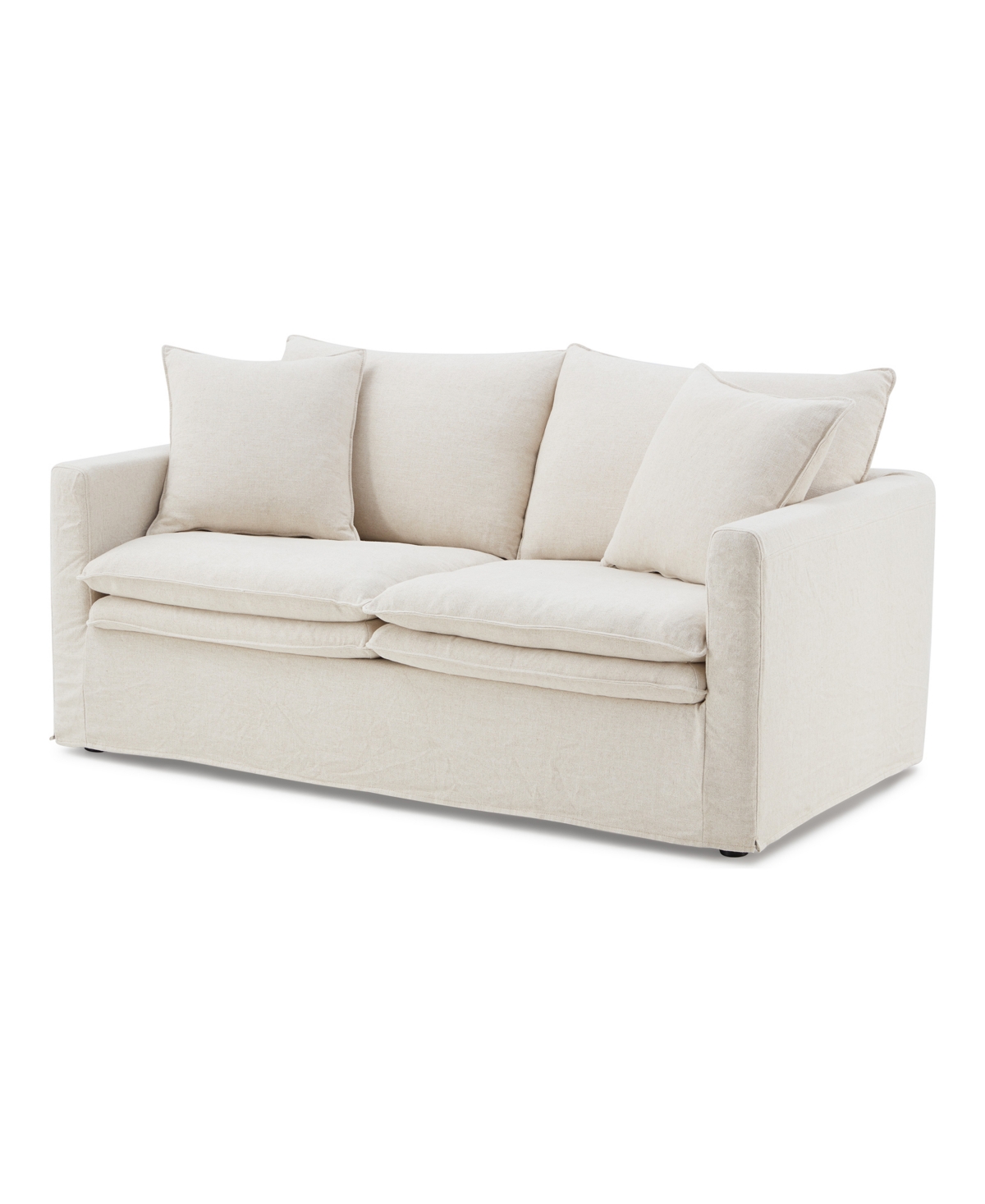 Click here for Furniture of America 68 Linen Maddy 2-Seater Narro... prices