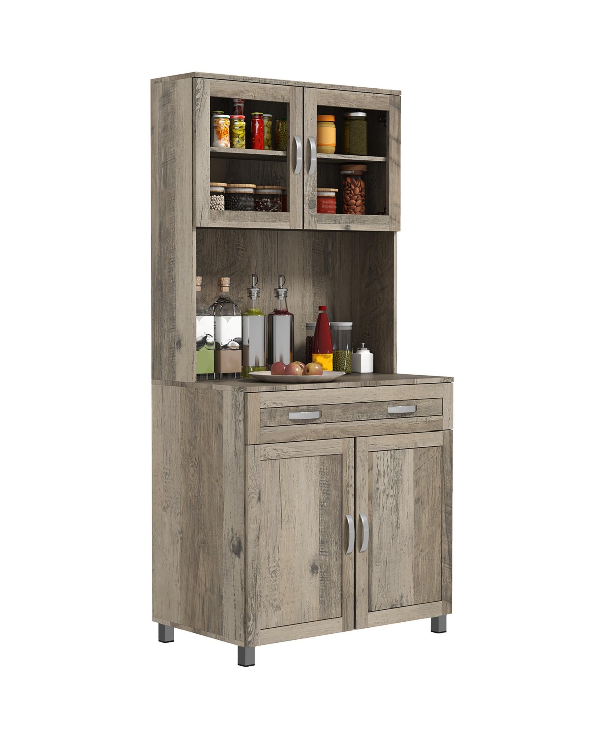 Click here for Homcom Modern Kitchen Pantry with Buffet Cabinet... prices