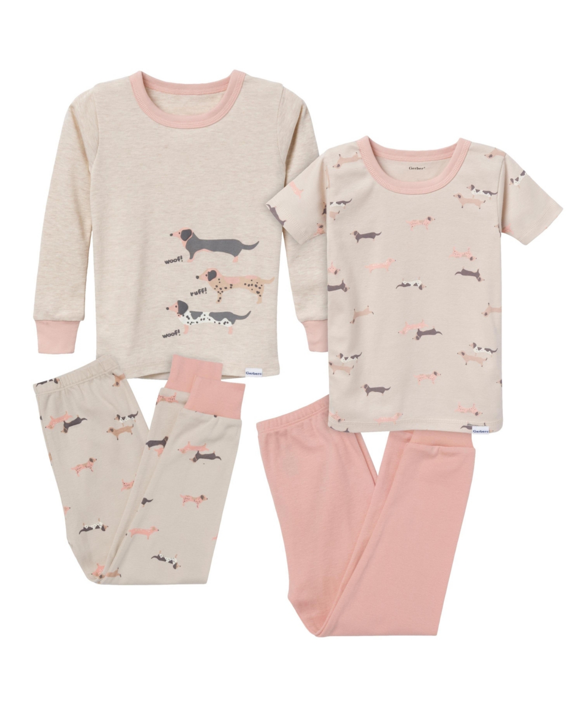 Click here for Gerber Baby Girls Pajamas Set  4 Piece - Dog prices