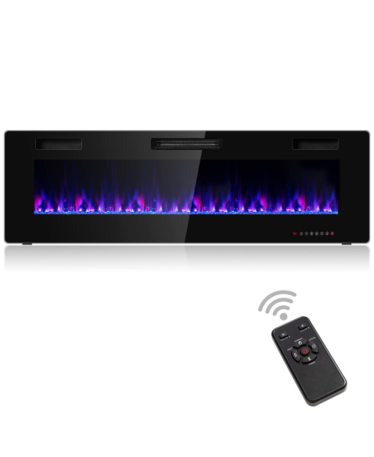 Click here for Sugift 60 Inch Ultra Thin Electric Fireplace with... prices