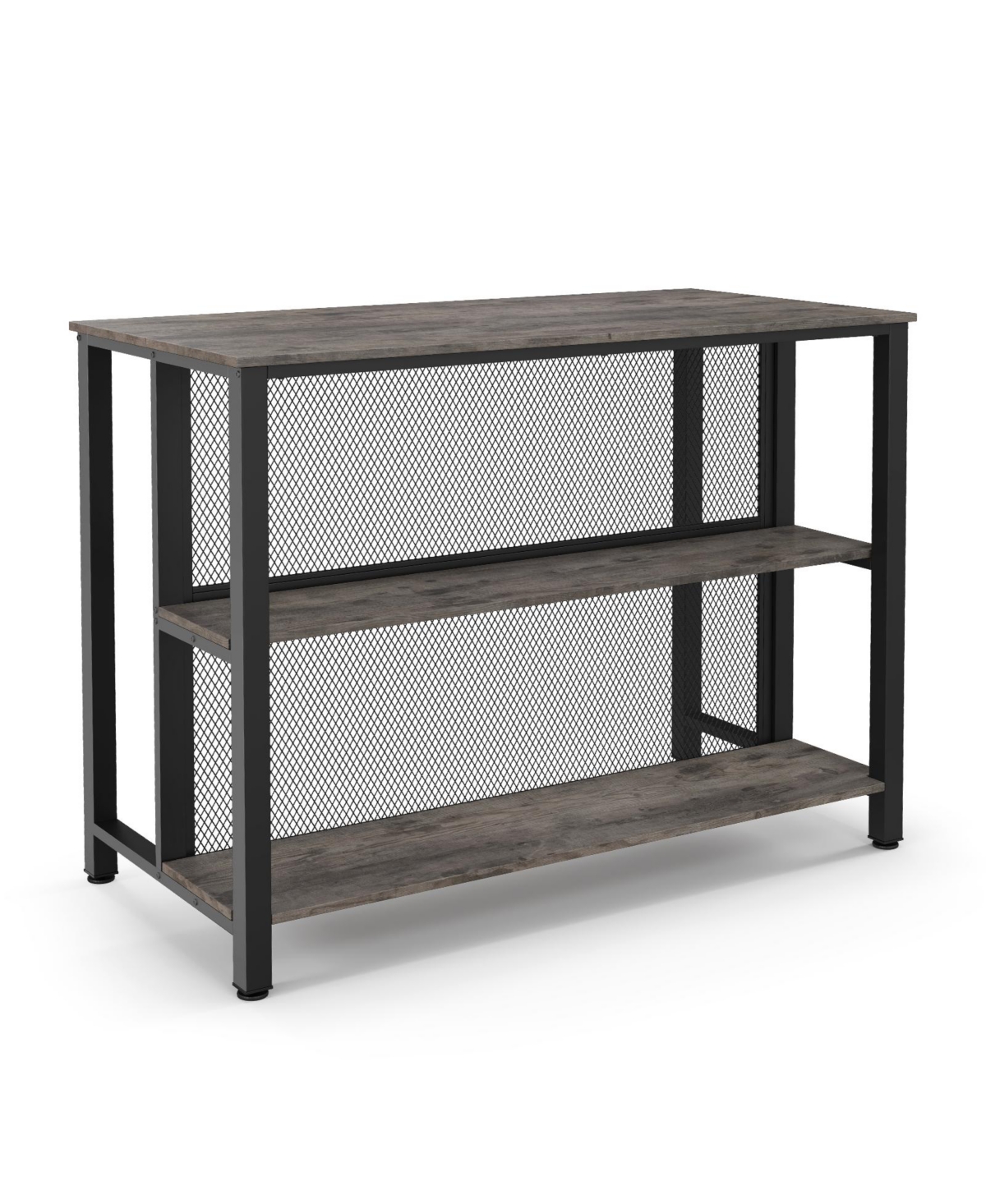 Click here for Gouun 36 Inch 3-Tier Bar Table with Storage Metal... prices