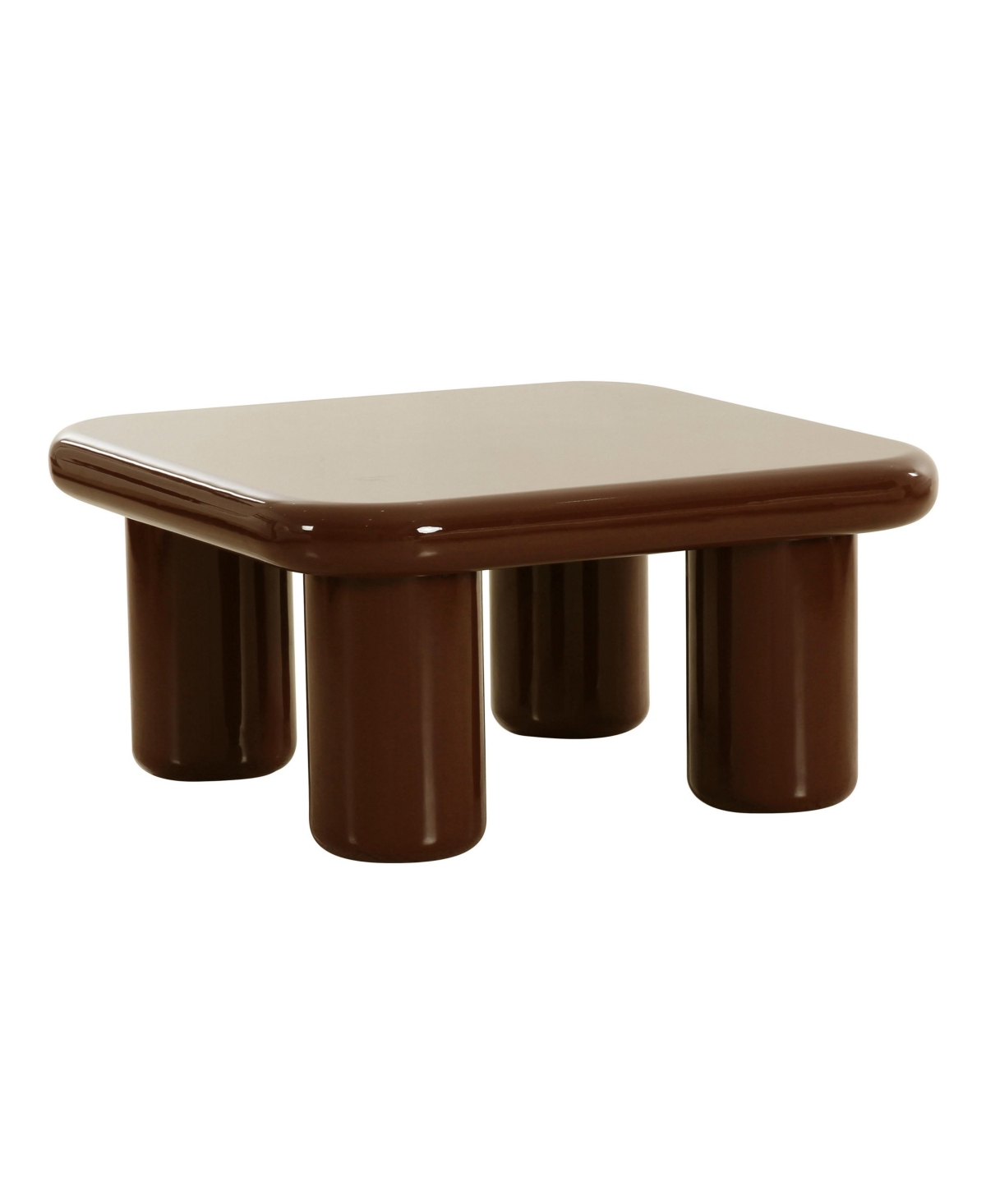 Click here for Tov Furniture 33.5 Wood Square Coffee Table - Brow... prices