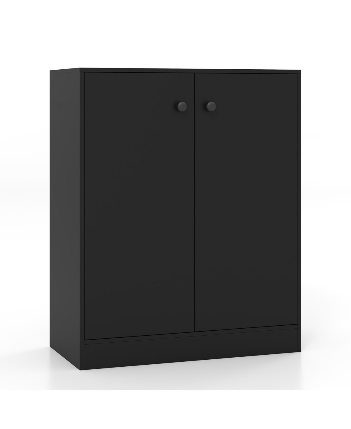 Click here for Gouun 2-Door Modern Floor Storage Cabinet with 3-T... prices