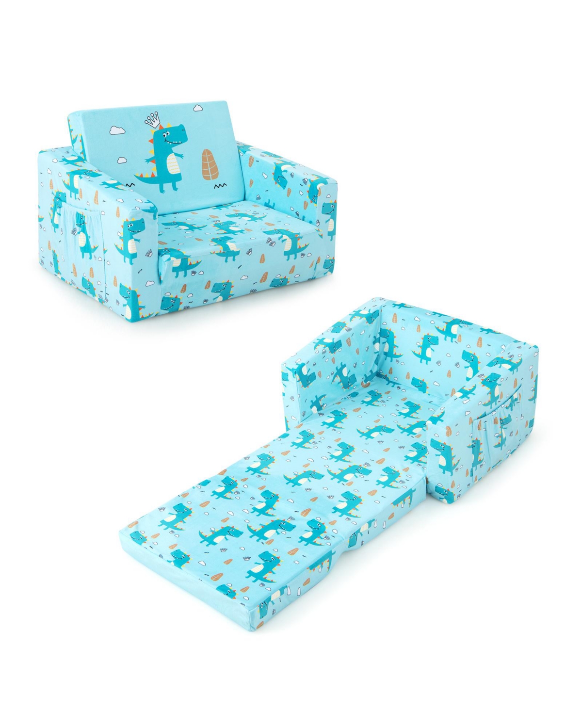 Click here for Gouun Kids Recliner Sofa Converts to Sleeper Bed f... prices
