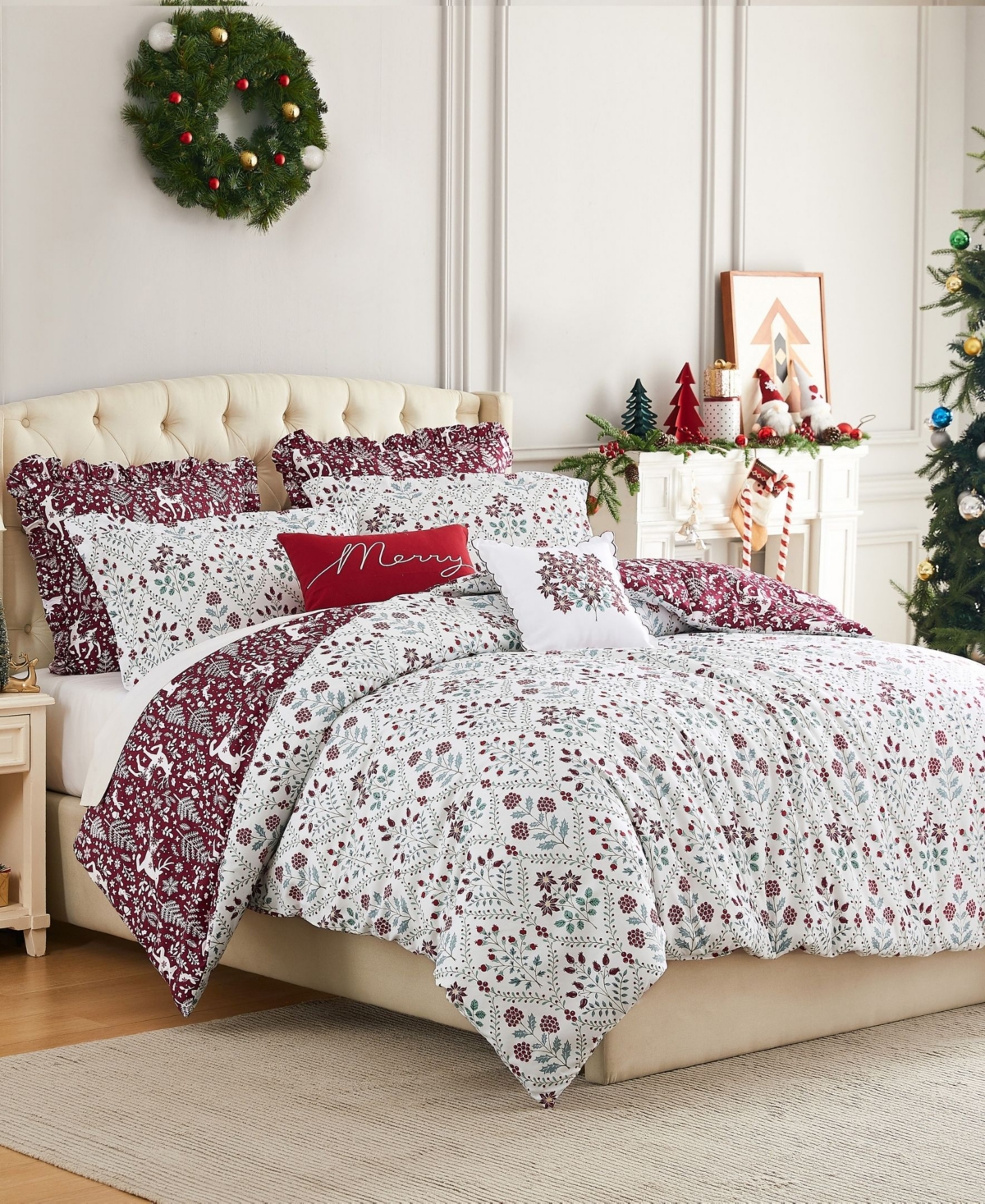 Click here for Southshore Fine Linens Holiday Harmony 7-Pc. Comfo... prices