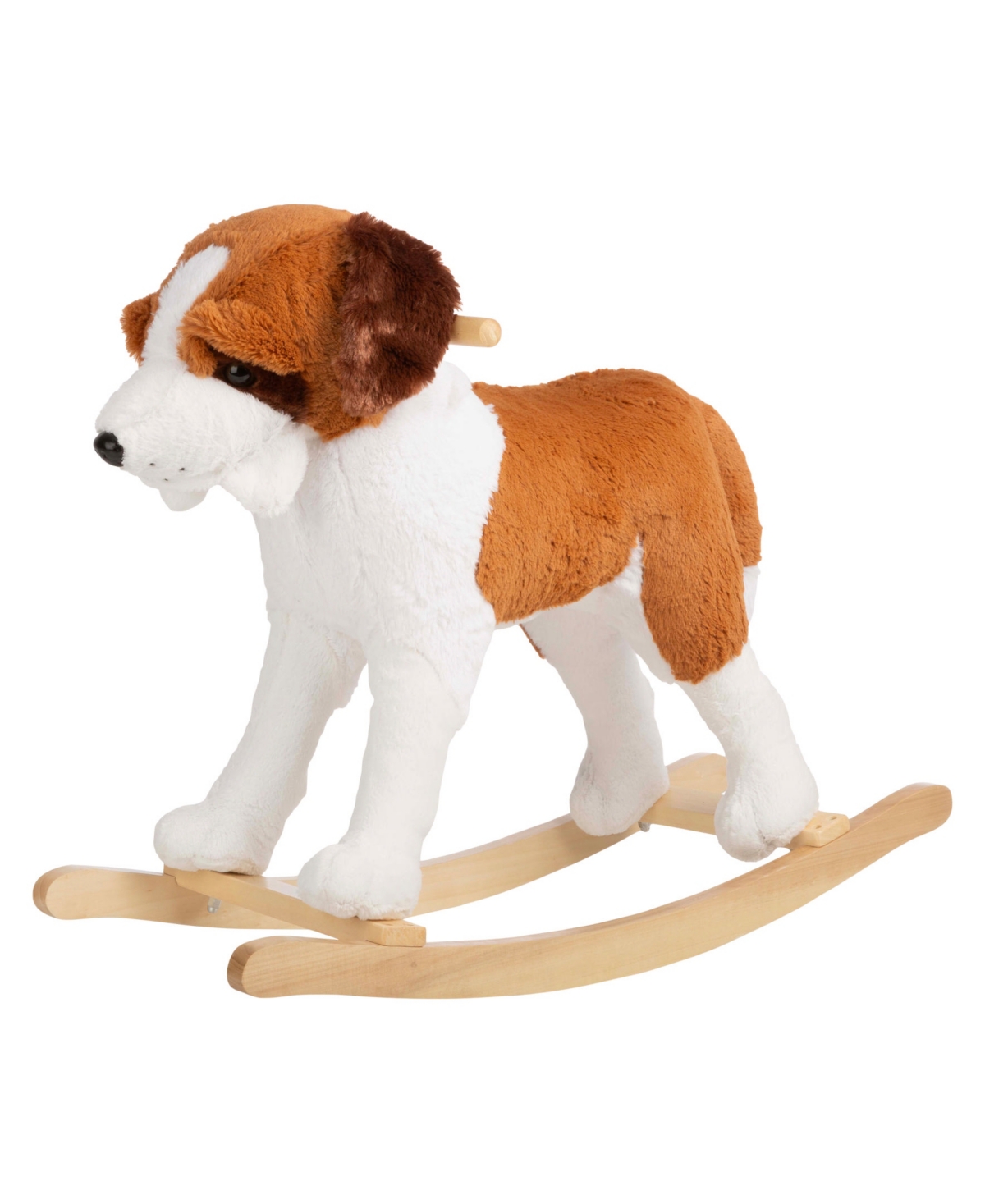 Click here for Happy Trails Plush Dog Rocking Horse - Brown prices