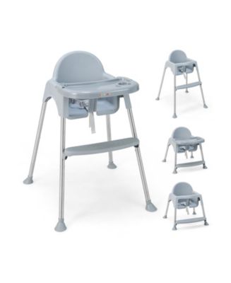 4-in-1 Convertible Baby High Chair with Removable Double Tray - Macy's