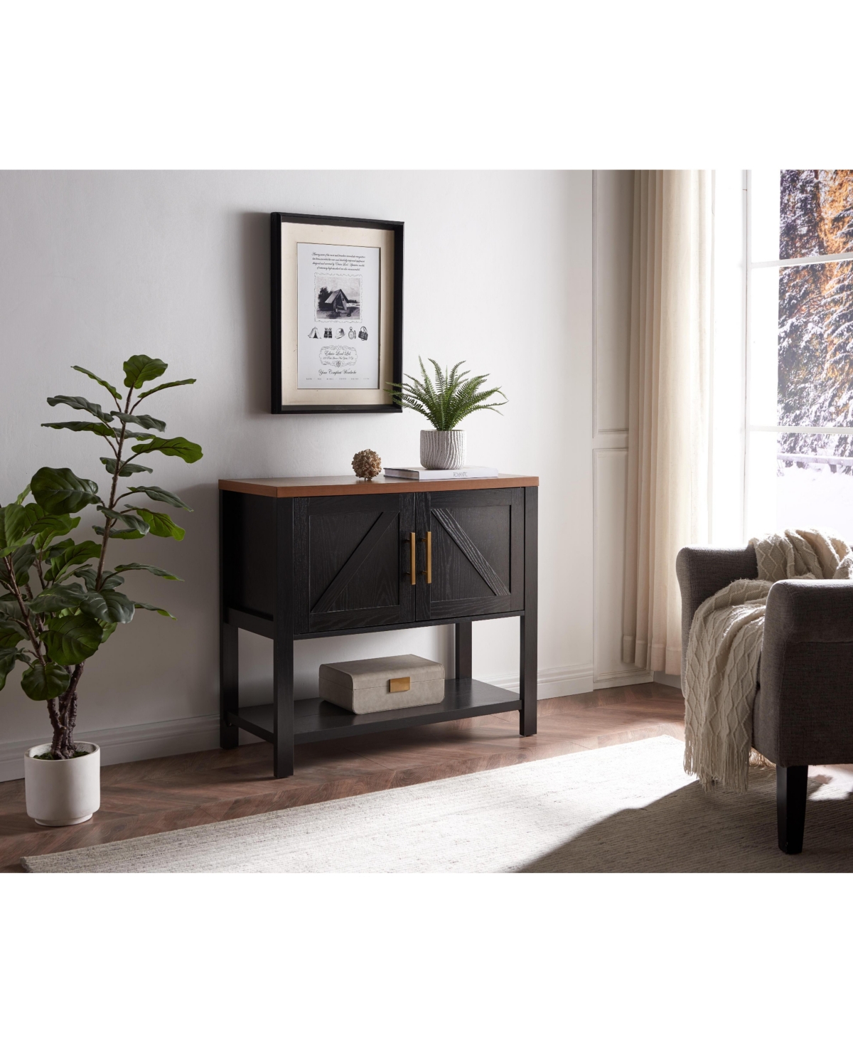 Click here for Kings Brand Furniture Teresa 2-Door Modern Console... prices