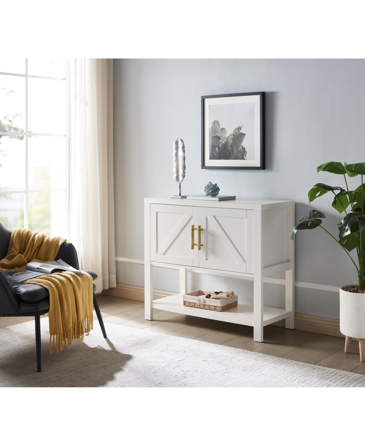 Click here for Kings Brand Furniture Teresa 2-Door Modern Console... prices