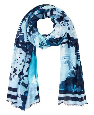 Olsen Abstract Floral Scarf - Macy's