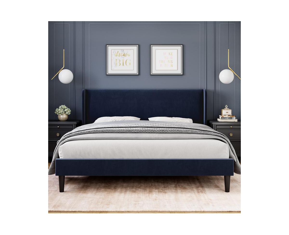 Click here for gaomon Queen Upholstered Bed Frame with Wingback H... prices