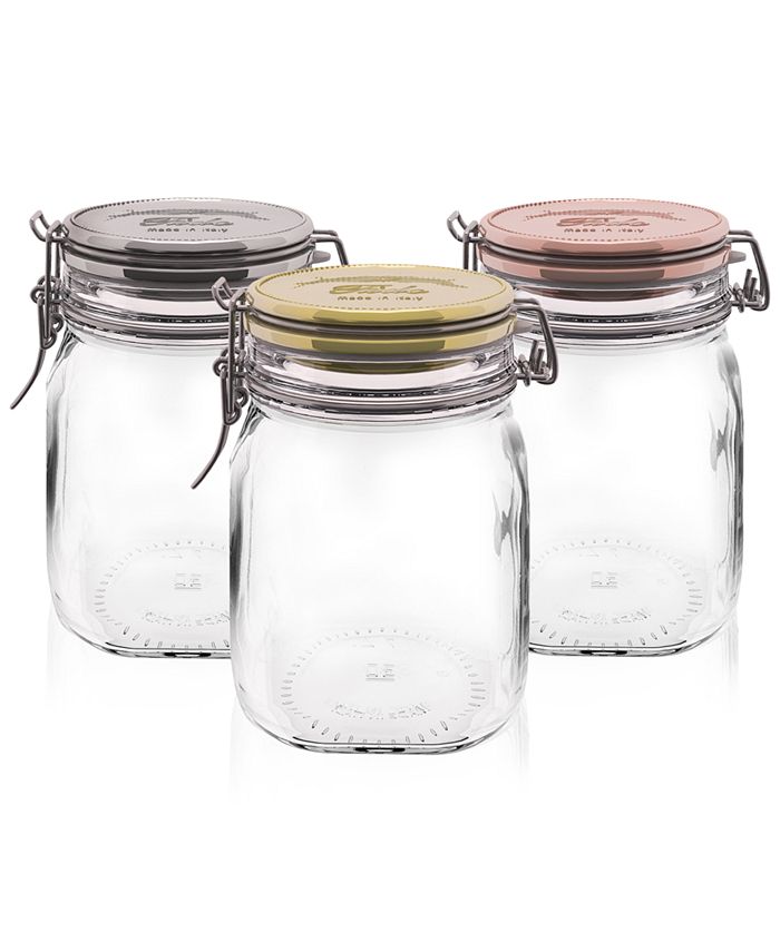 Bormioli Rocco Metallic Fido Storage Jar - Macy's