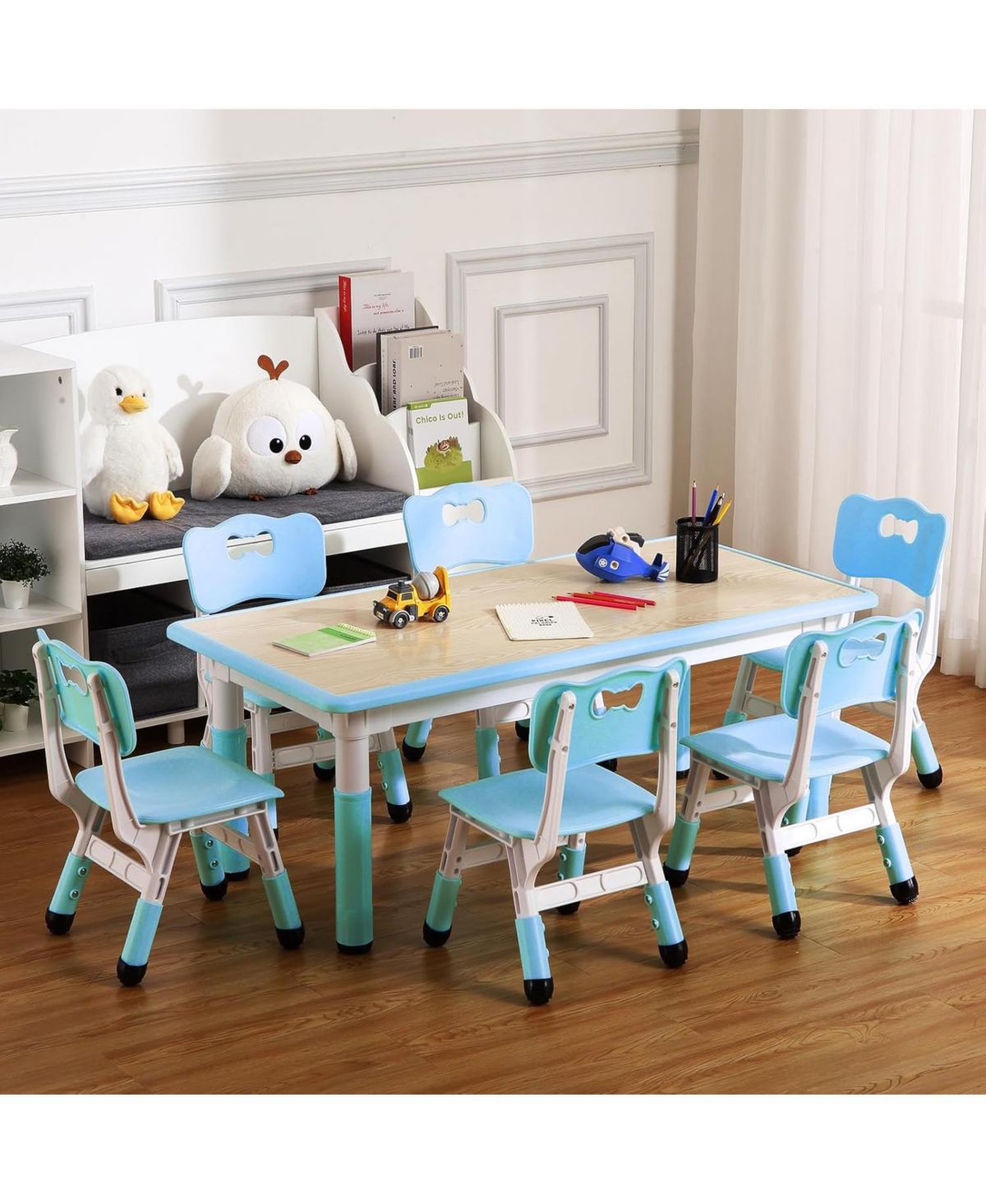 Click here for gaomon Kids Table and Chairs Set  Toddler Height A... prices