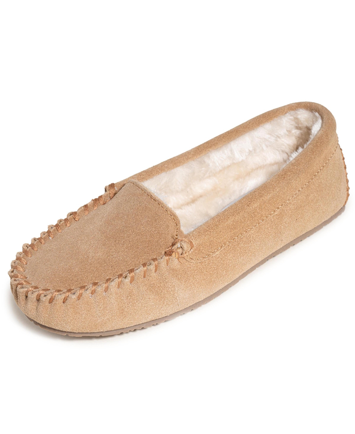Click here for Minnetonka Womens Cosi Venetian Suede Slippers - C... prices