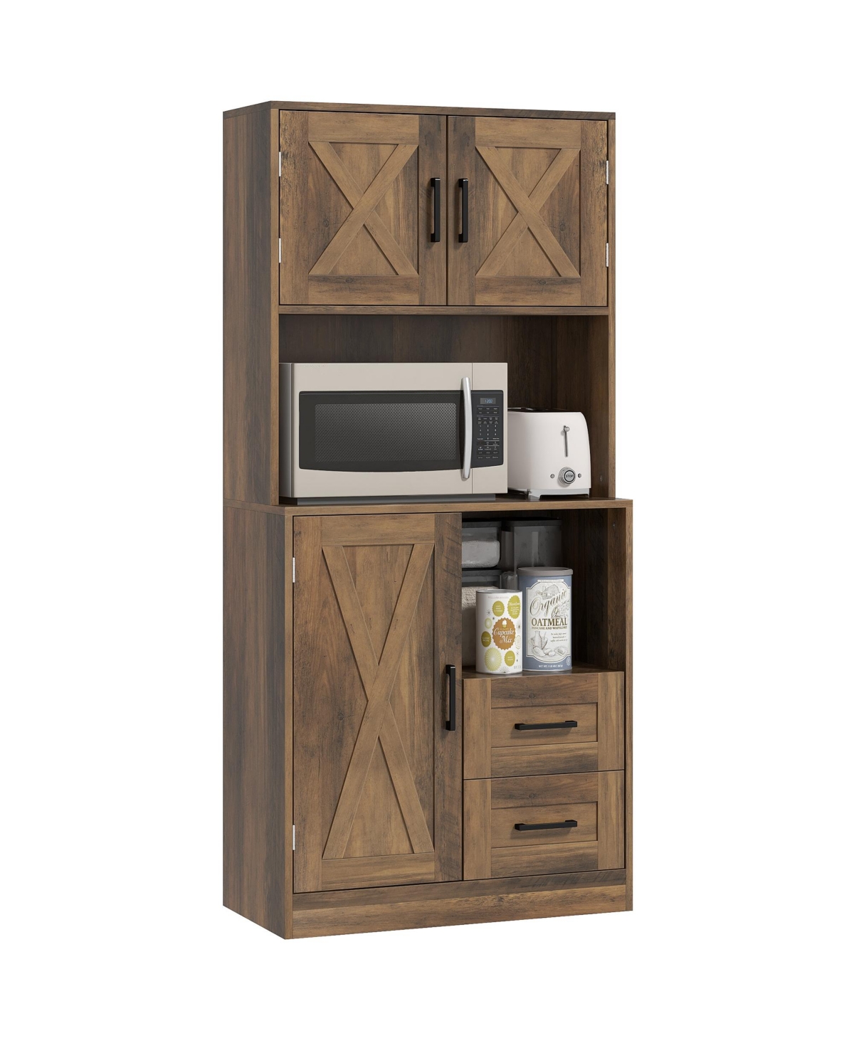Click here for Homcom Farmhouse Kitchen Pantry  71 Tall Storage C... prices