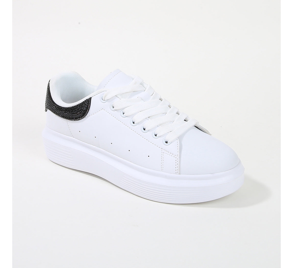 Click here for Fortuna Platform Sneaker with Rhinestone Accent -... prices