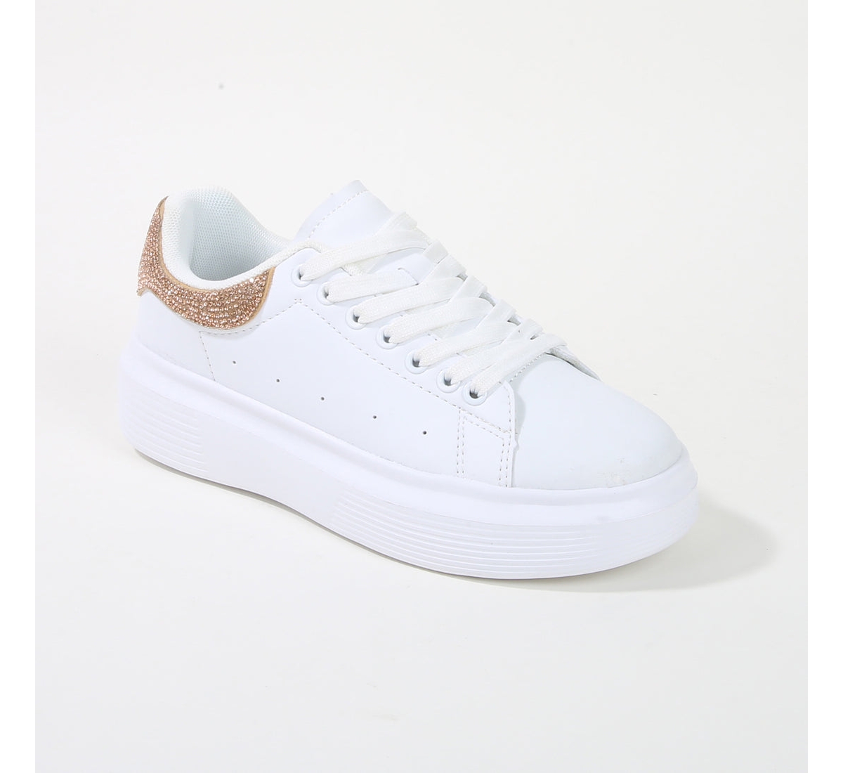 Click here for Fortuna Platform Sneaker with Rhinestone Accent -... prices
