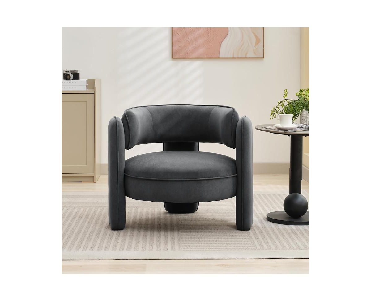 Click here for gaomon Mid Century Modern Accent Chair with Velvet... prices
