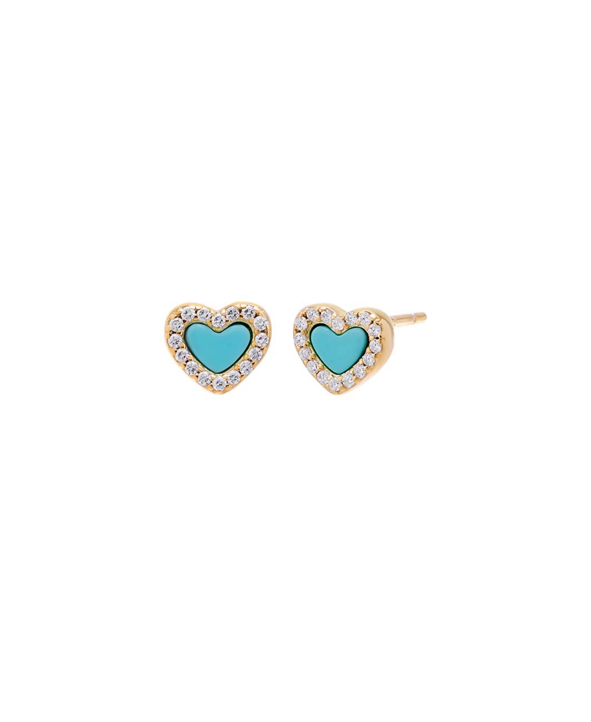 Click here for By Adina Eden Tiny Pave Colored Gemstone Stud Earr... prices