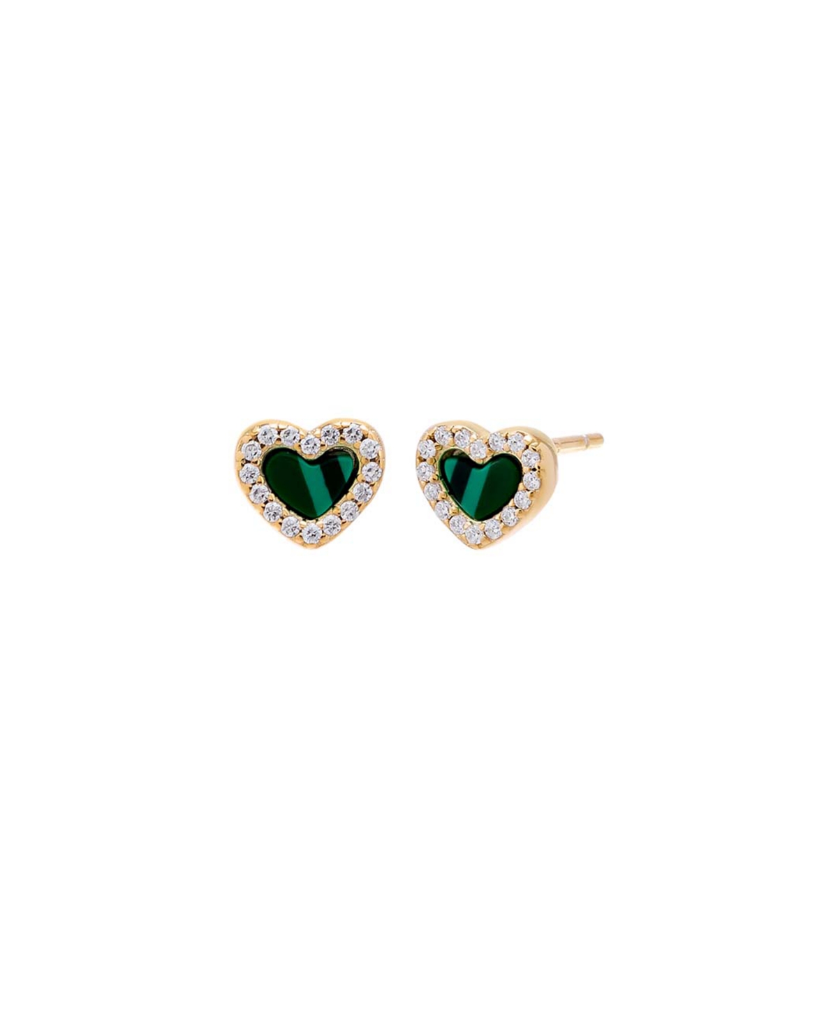 Click here for By Adina Eden Tiny Pave Colored Gemstone Stud Earr... prices