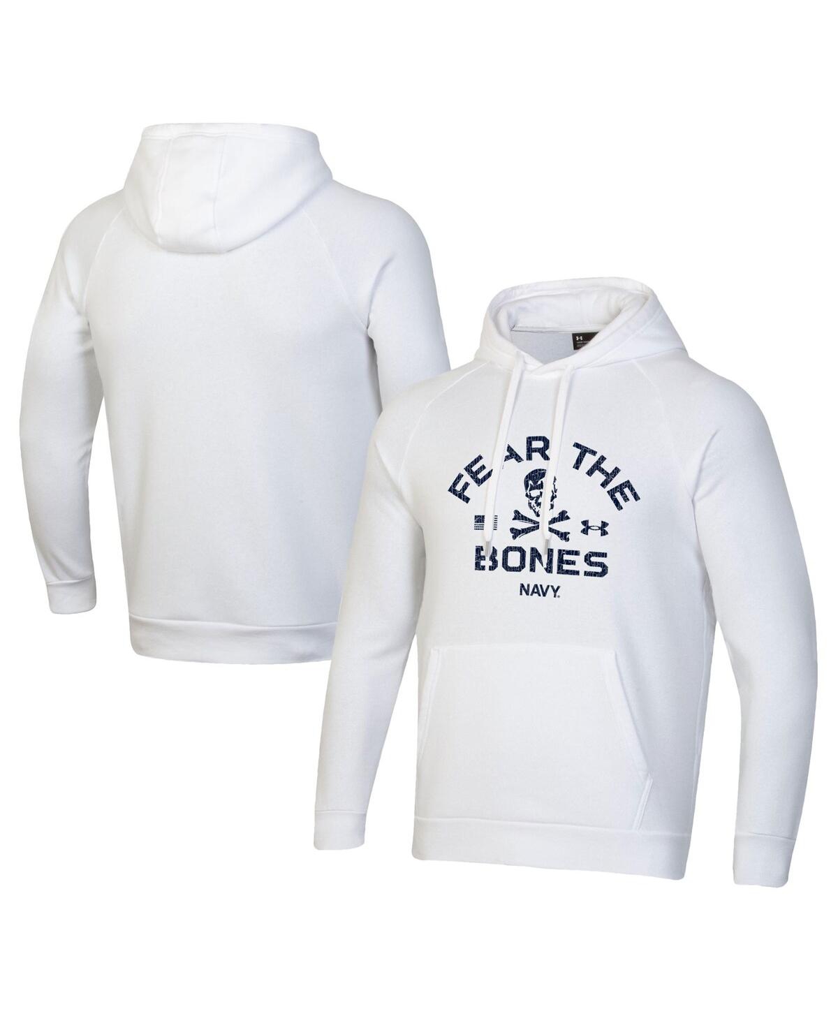 Click here for Under Armour Mens White Navy Midshipmen 2024 Rival... prices