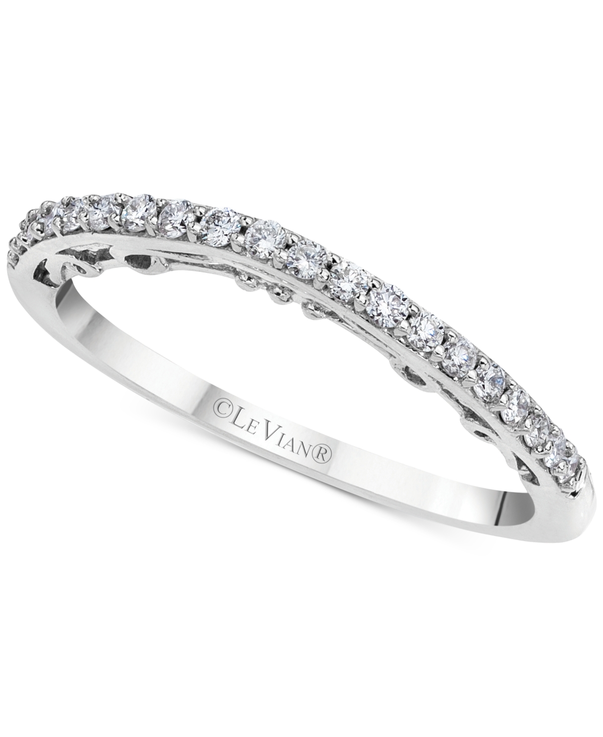 Click here for Le Vian Vanilla Diamond Wavy Band (1/6 ct. t.w.) i... prices